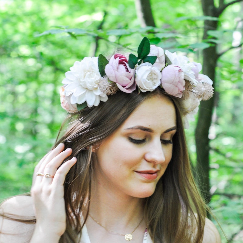 Flower Girl Head Wreath - Etsy