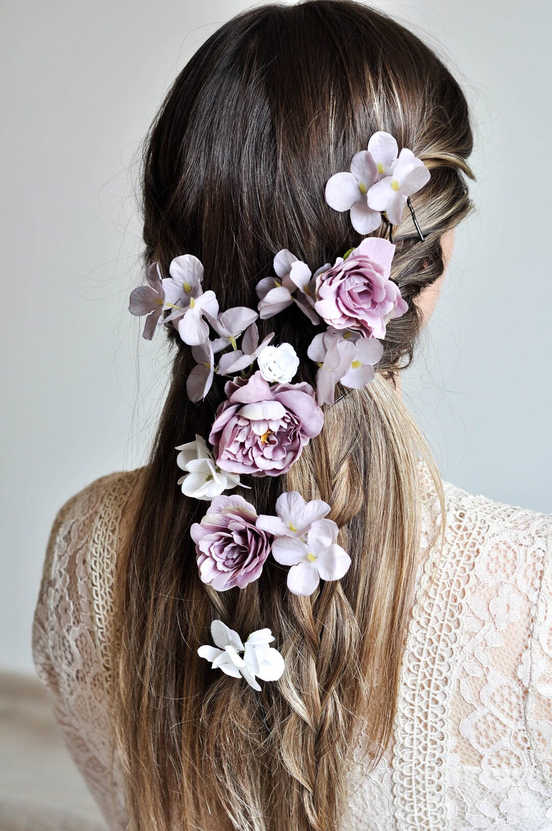 Wedding Flower Hair Pins, Wedding Hairpins Bride, Bridal Hair ...