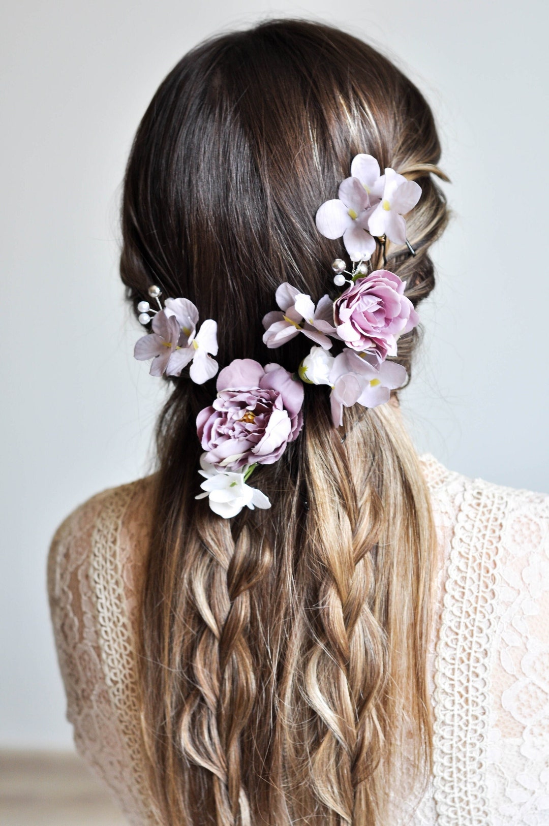 Hair Flower Accessories, Flower Hairpins, Wedding Hair Pins, Bride Hair ...