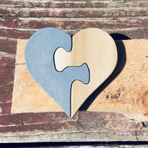 Wooden Puzzle Hearts, Wood Puzzle Heart, Puzzle Heart, Hand Made Puzzle ...