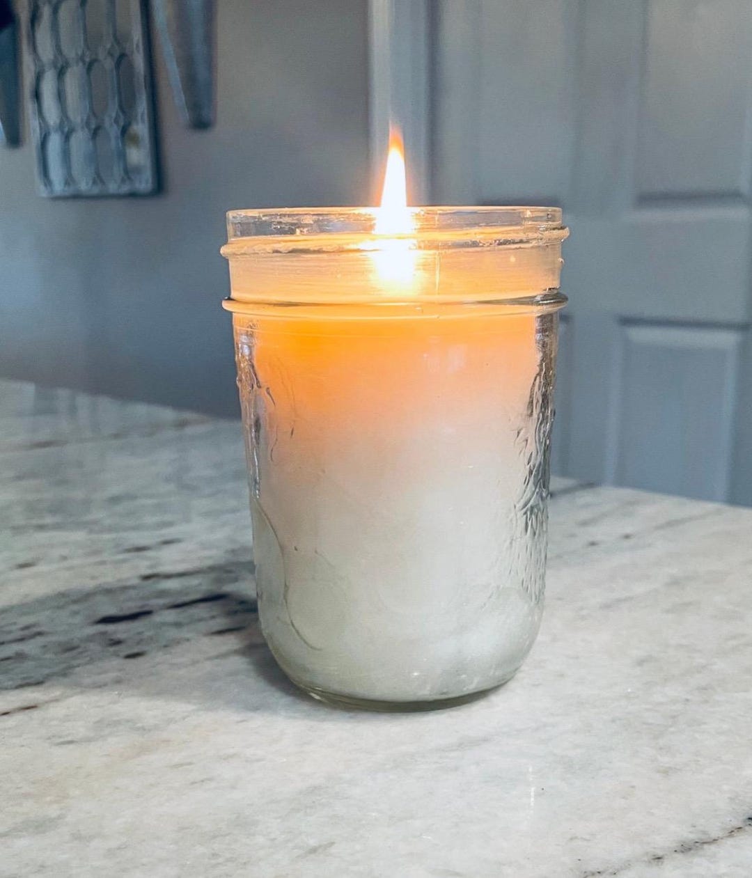 Hand Poured Soy Wax Candle: 8 Ounce Candles in Mason Jar, Phthalate ...