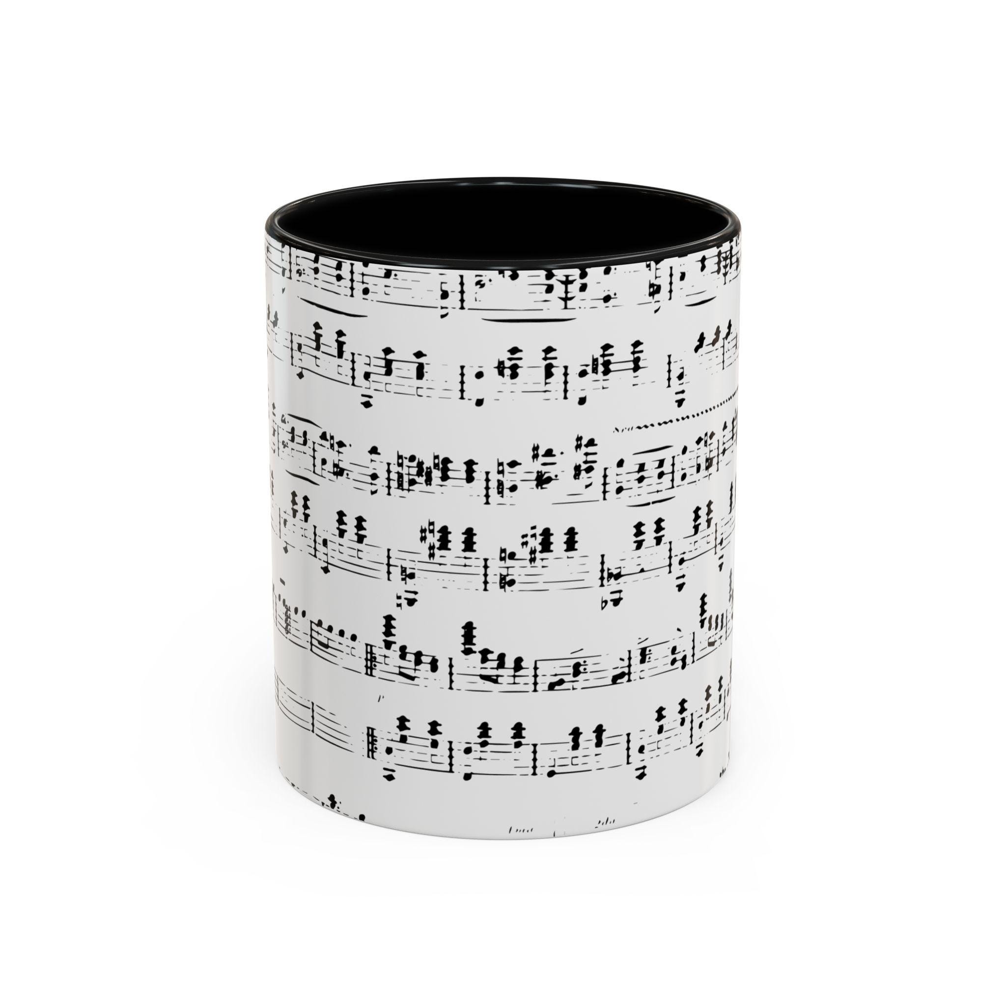 Music Notes Coffee Mug: Piano Lover Gift - 11oz/15oz - Etsy