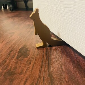Kangaroo Door Stopper Animal Door Stopper Cute Wooden Door - Etsy