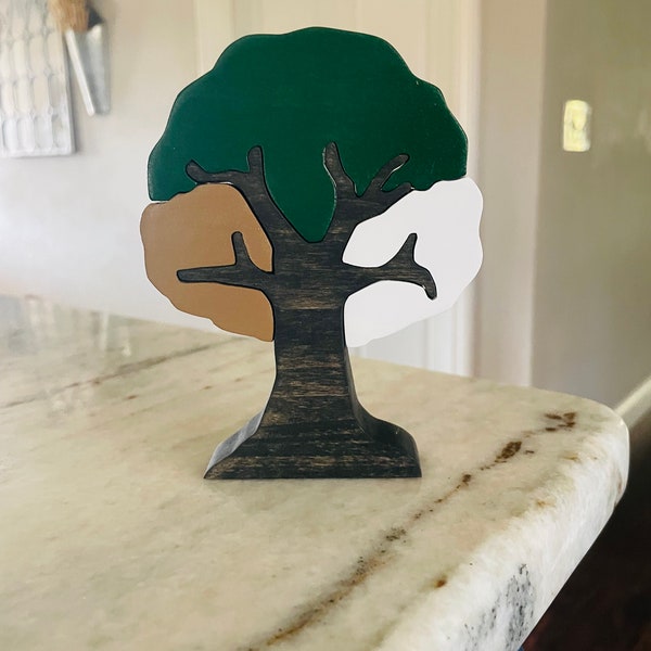 Wood Tree Puzzle - Etsy