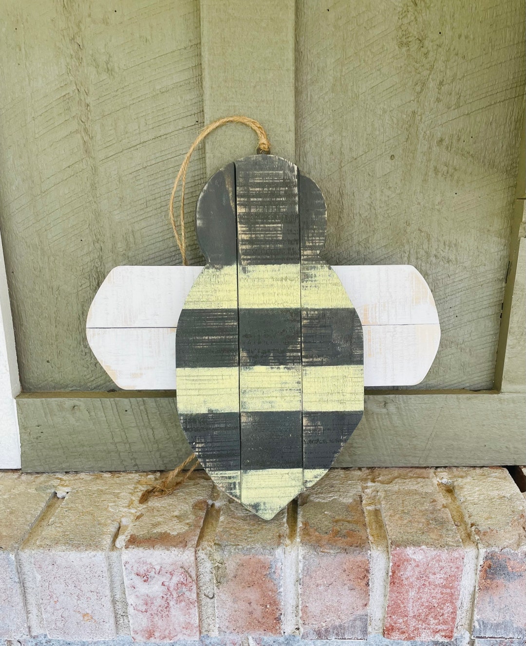 Rustic Bumblebee, Wood Bumblebee, Rustic Wood Bumblebee, Bee Decoration ...