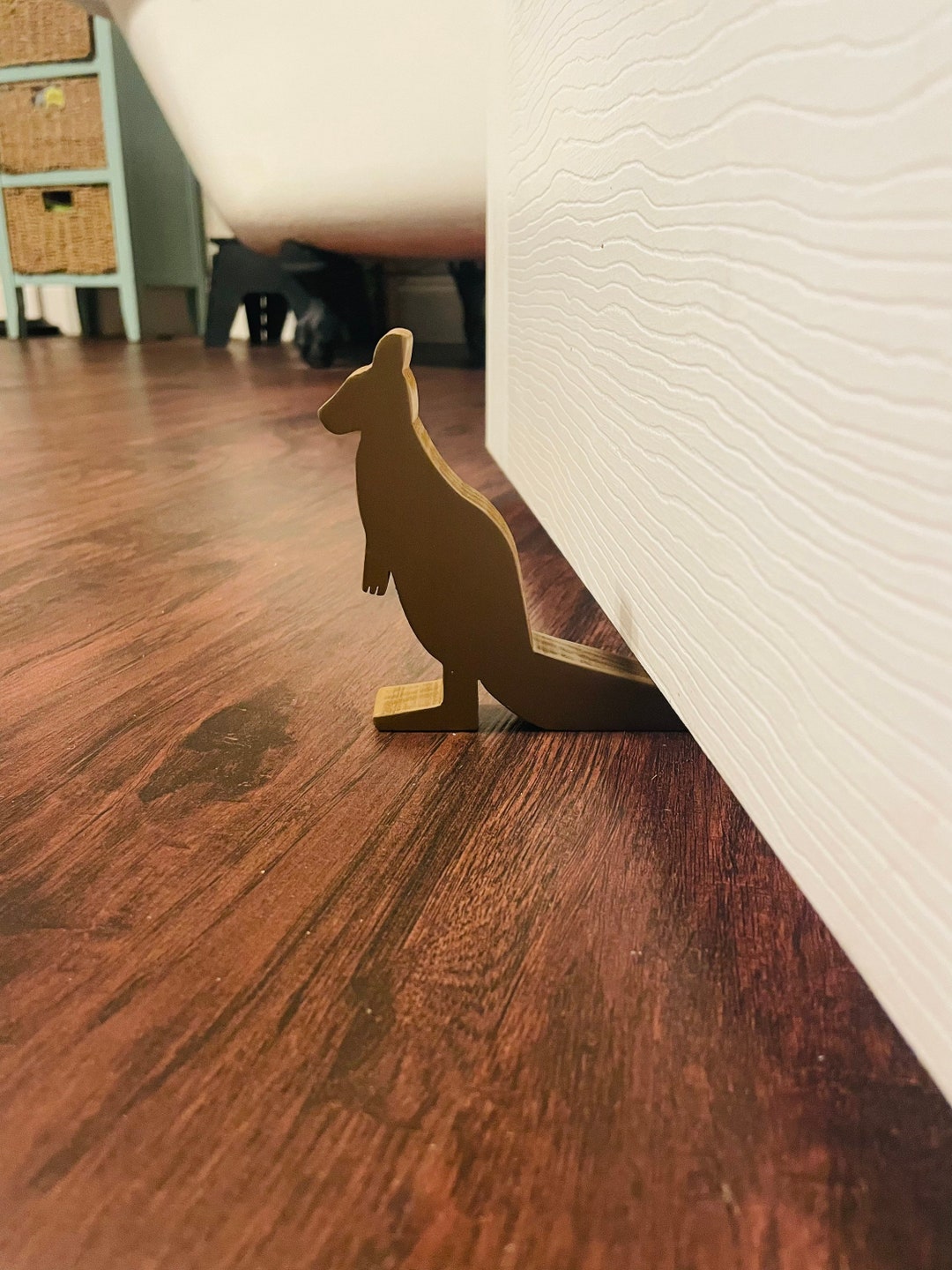 Kangaroo Door Stopper Animal Door Stopper Cute Wooden Door - Etsy