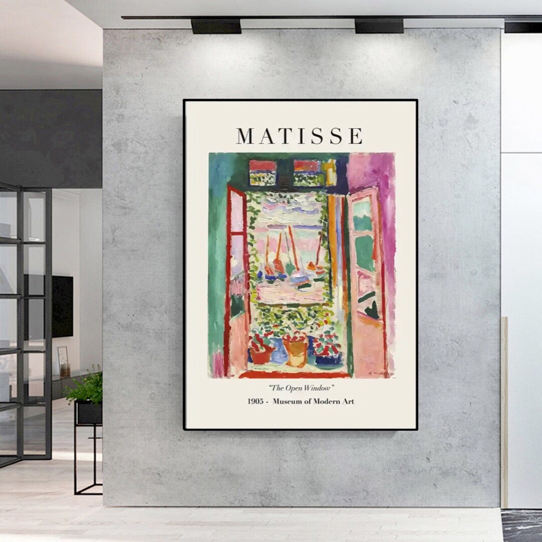 Matisse Canvas the Open Window , Matisse Reproduction , Matisse ...