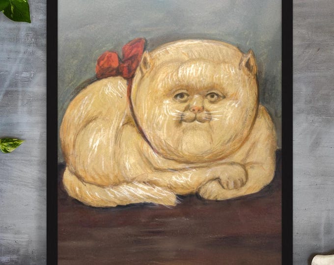 Fat Cat Eats Cheetos and Experiences Existential Dread | Meme Art Re ...