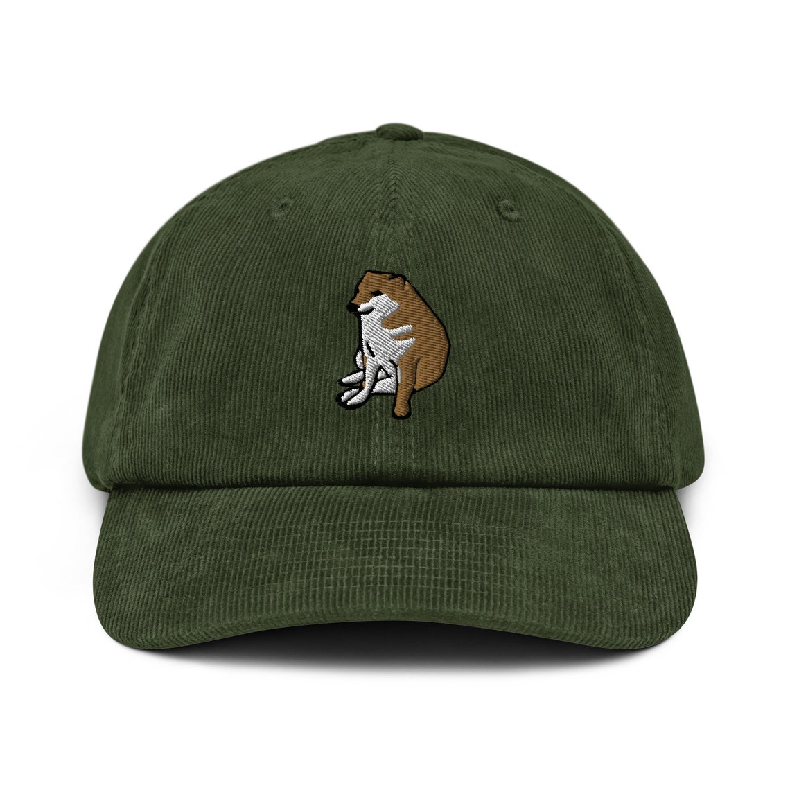 Shiba Inu Meme Corduroy Hat, Meme Gifts Dad Hat, Dog Lover Embroidered ...