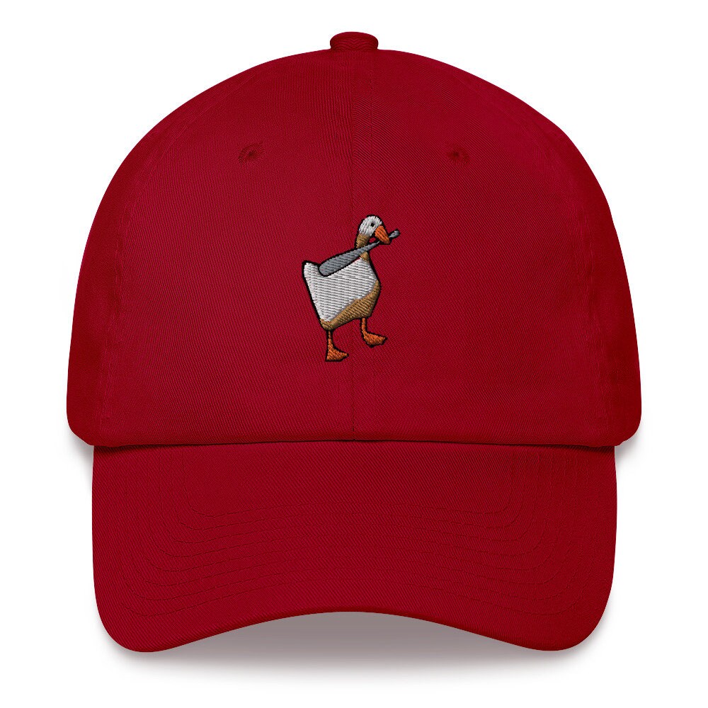 Goose With Baseball Bat Dad Hat, Mess With the Honk, Bonk Brutal Goose ...