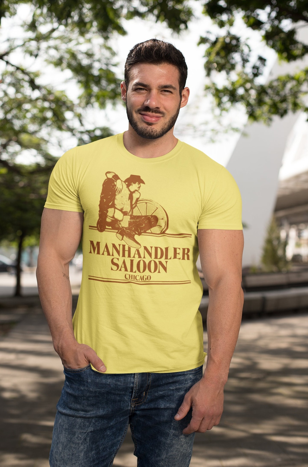 Manhandler Saloon Chicago Gay Club Vintage Shirt, Retro Queer Rodeo Tee ...