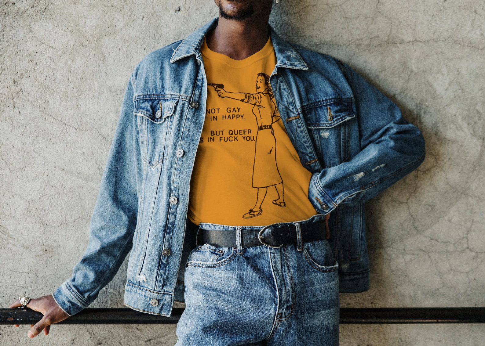 Not Gay as in Happy Shirt, but Queer as in Tee, Queer Punk Protest ...