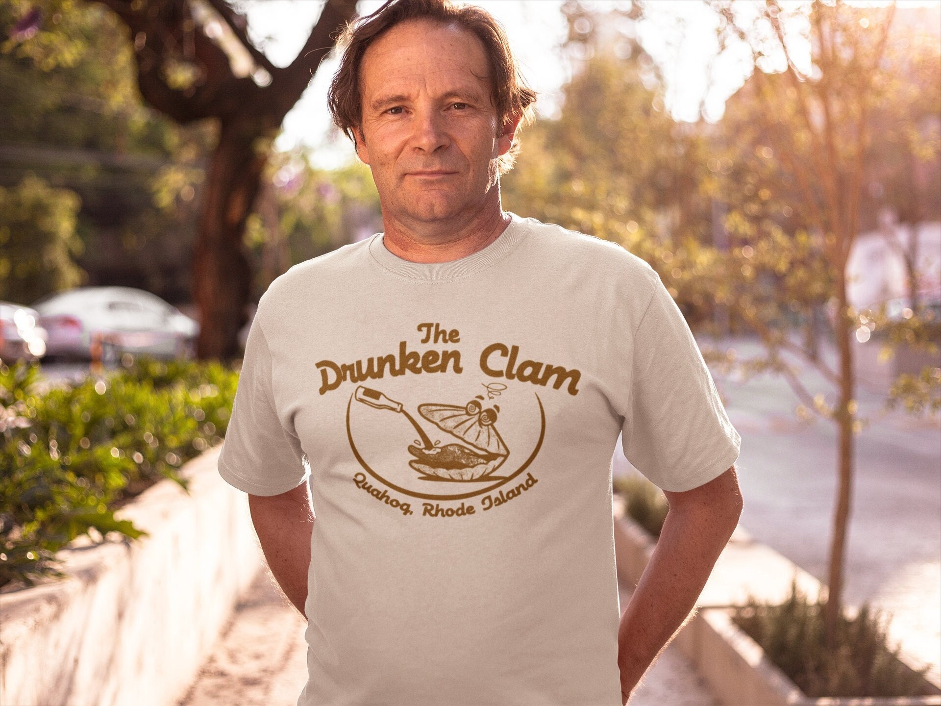 The Drunken Clam Quahog Rhode Island Shirt, Family Bar Drinking T ...
