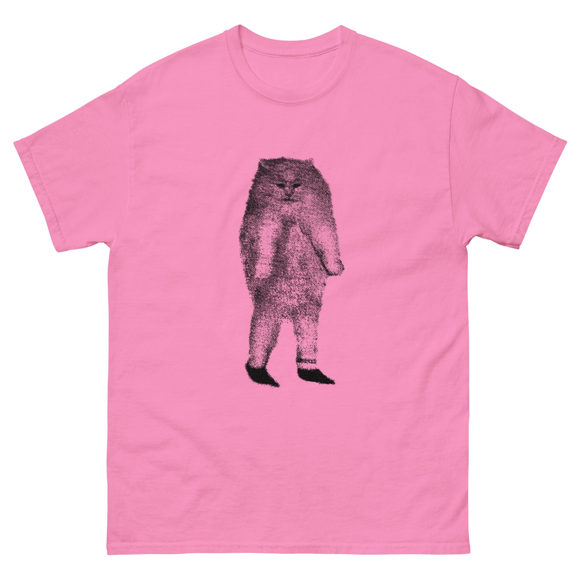 Cursed Cat Shirt Ugly Renaissance Cat Drawing Funny Tee for - Etsy