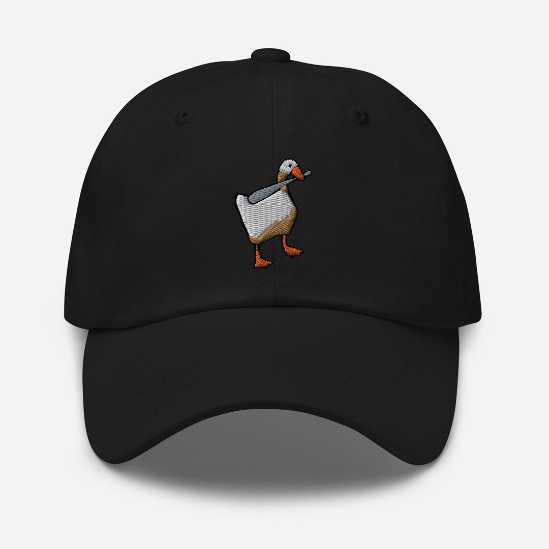 Goose With Baseball Bat Dad Hat, Mess With the Honk, Bonk Brutal Goose ...