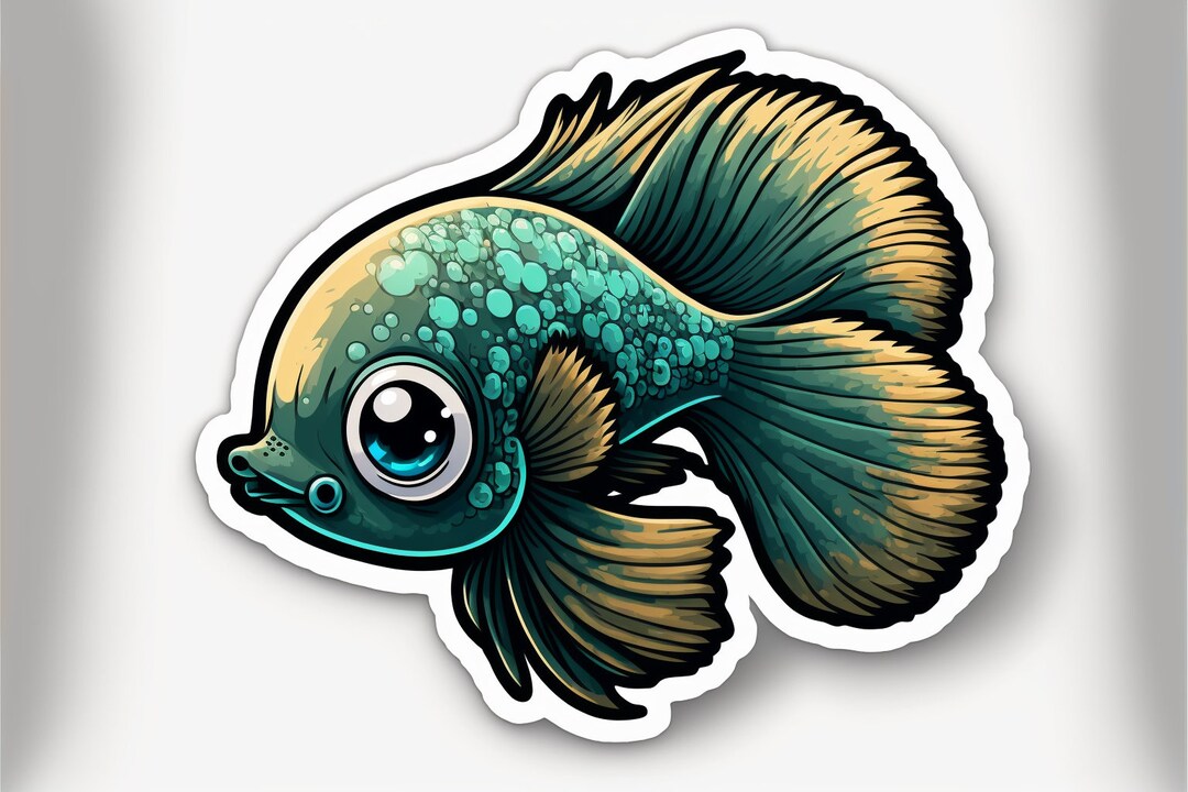 Guppy Fish No.1 Cut Sticker Badge Decal - Etsy