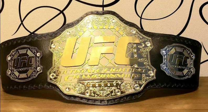 UFC WORLD HEAVYWEIGHT Wrestling Championship Title Belt - Etsy