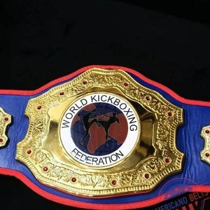 WKB KICK BOXING Championship Title Belt - Etsy