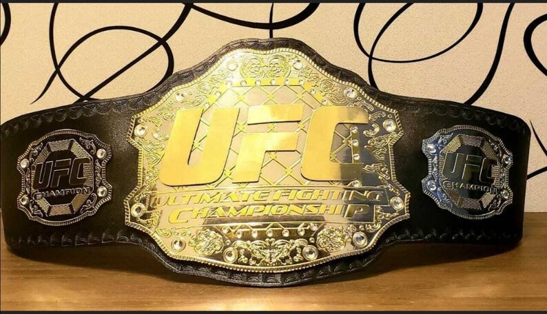 UFC WORLD HEAVYWEIGHT Wrestling Championship Title Belt - Etsy