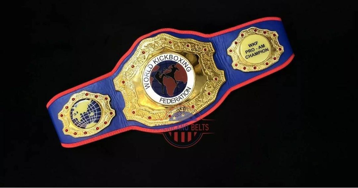 WKB KICK BOXING Championship Title Belt - Etsy