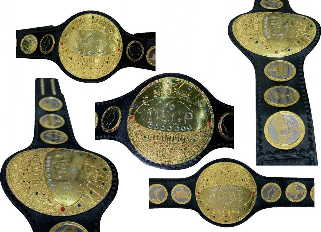 IWGP WORLD HEAVYWEIGHT Wrestling Championship Title Belt - Etsy