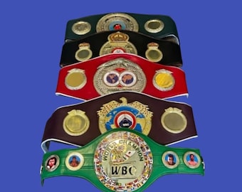 Boxing Set Wbc,ibo,ibf,wbo,wba World Boxing Championship Belt Adult ...