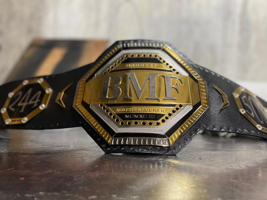 BMF WORLD HEAVYWEIGHT Wrestling Championship Title Belt - Etsy