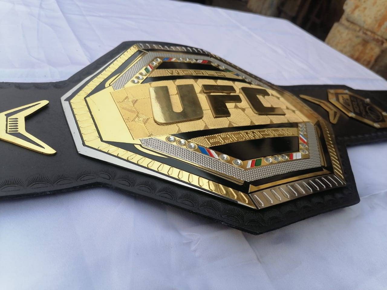 UFC WORLD HEAVYWEIGHT Wrestling Championship Title Belt 4mm - Etsy