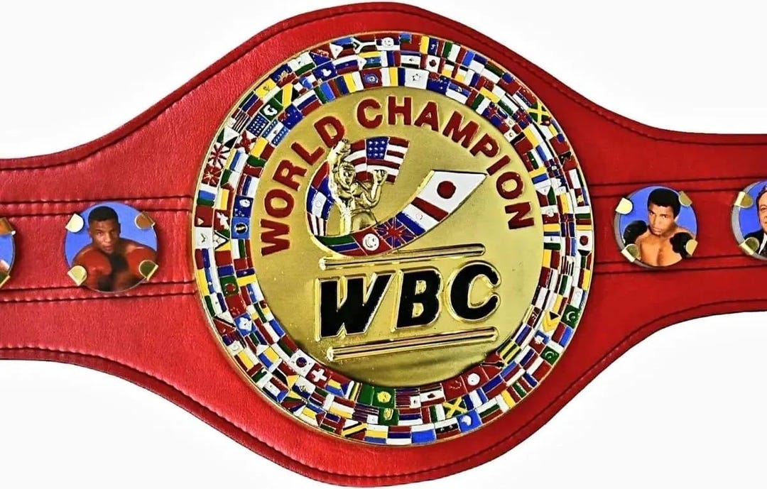 WBC WORLD HEAVYWEIGHT Boxing Championship Title Belt - Etsy