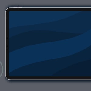 Minimalistic Dark Blue iPad Wallpaper - Etsy