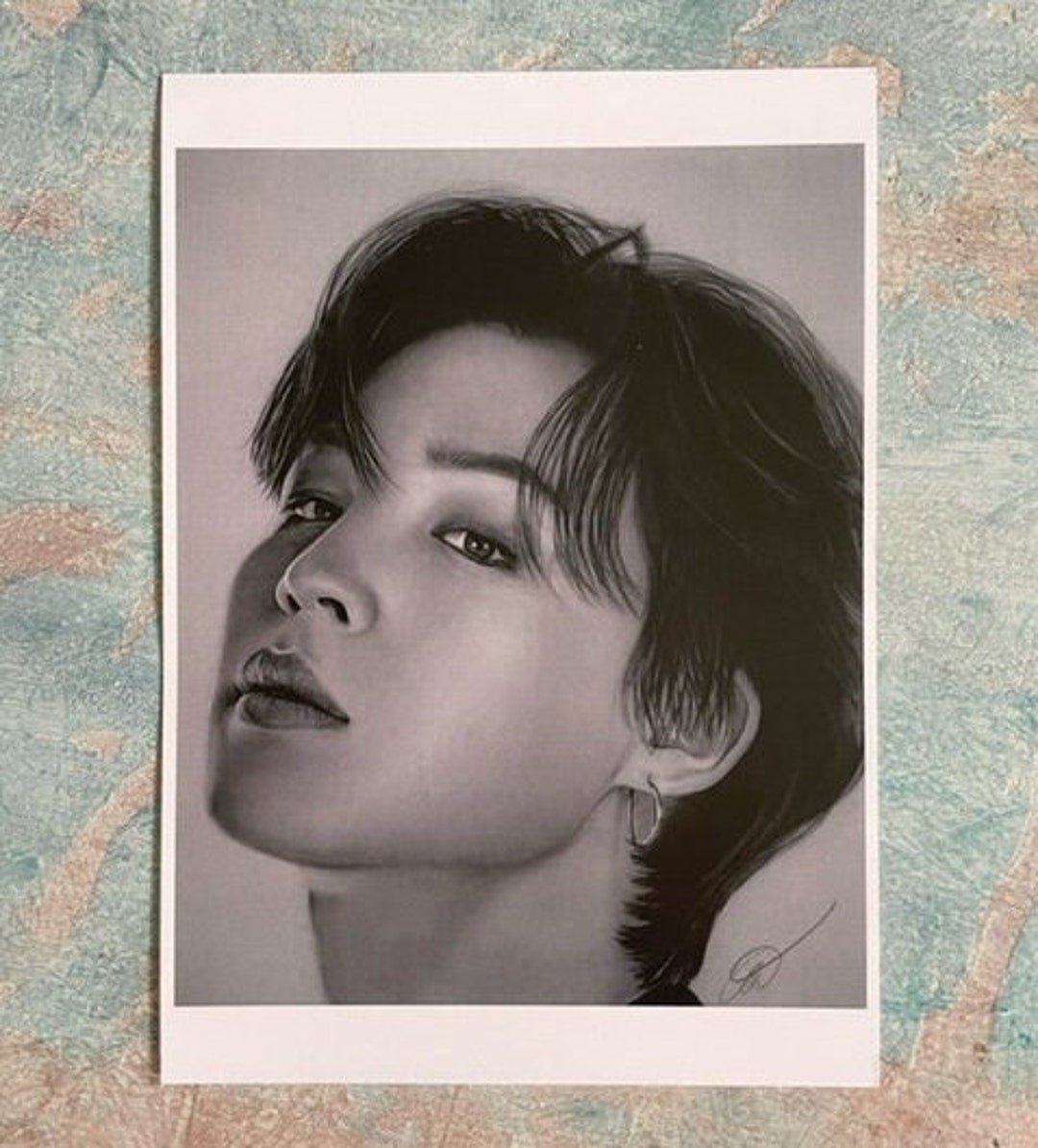 Jimin BTS ART PRINT of Original Drawing - Etsy UK