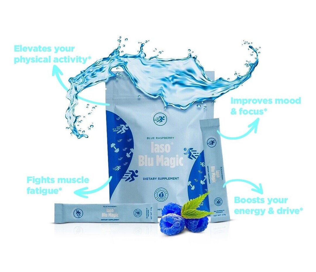 IASO Blu Magic Blue Raspberry 5 Sachets - Etsy