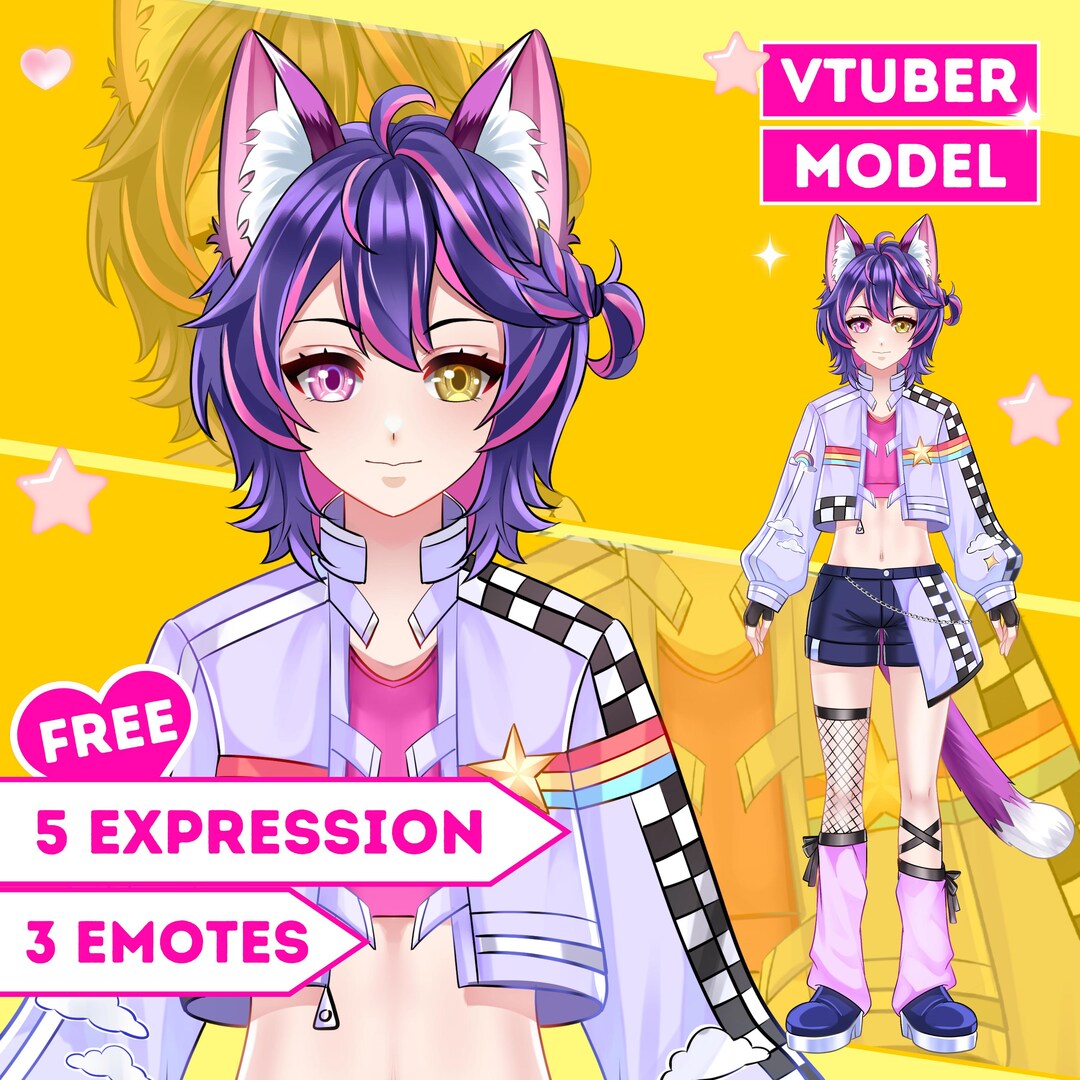Custom Vtuber Model, Vtuber Male, Custom Vtuber Female, Vtuber ...