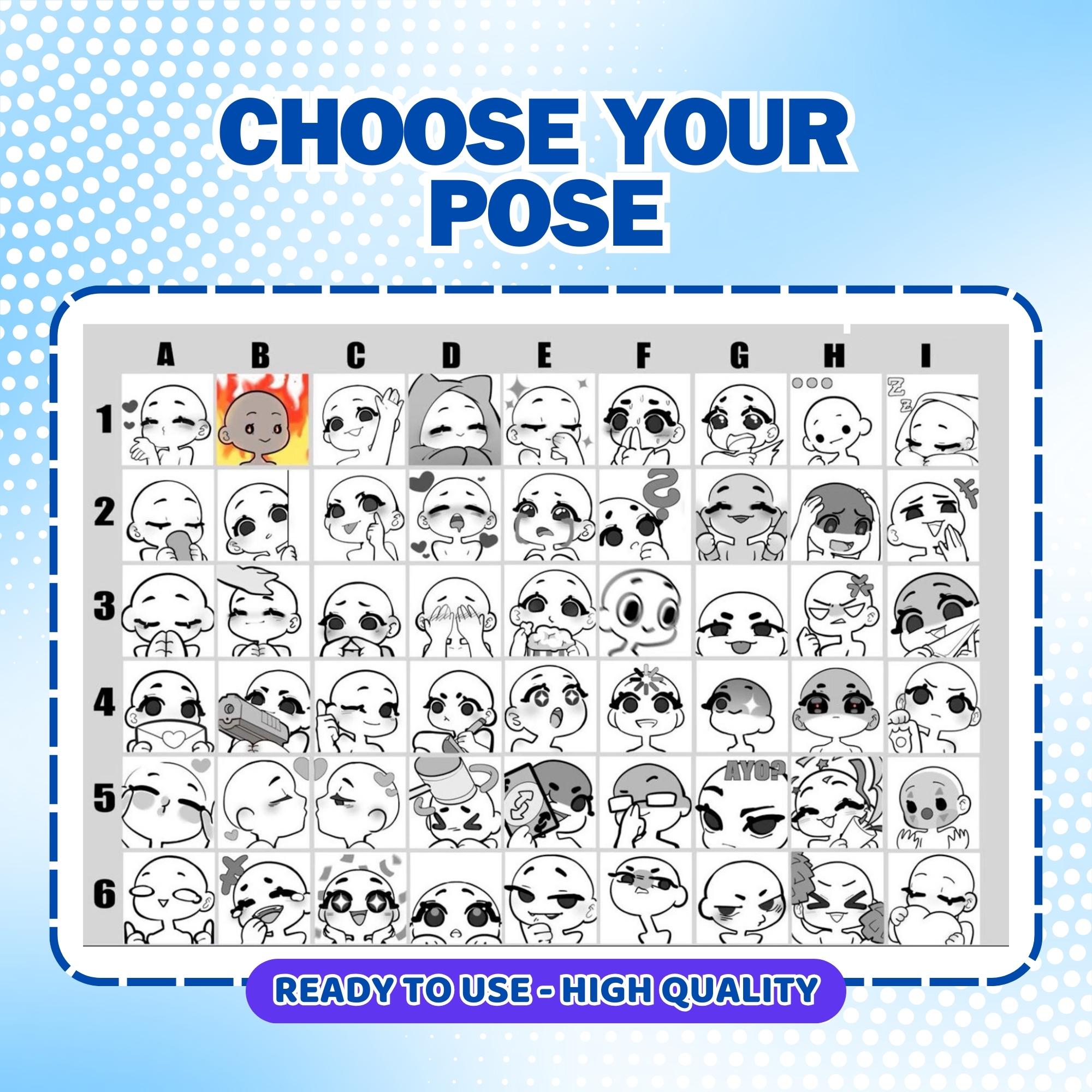 Custom Emotes Twitch Emote for Stream Emote Discord Youtube Emote for ...