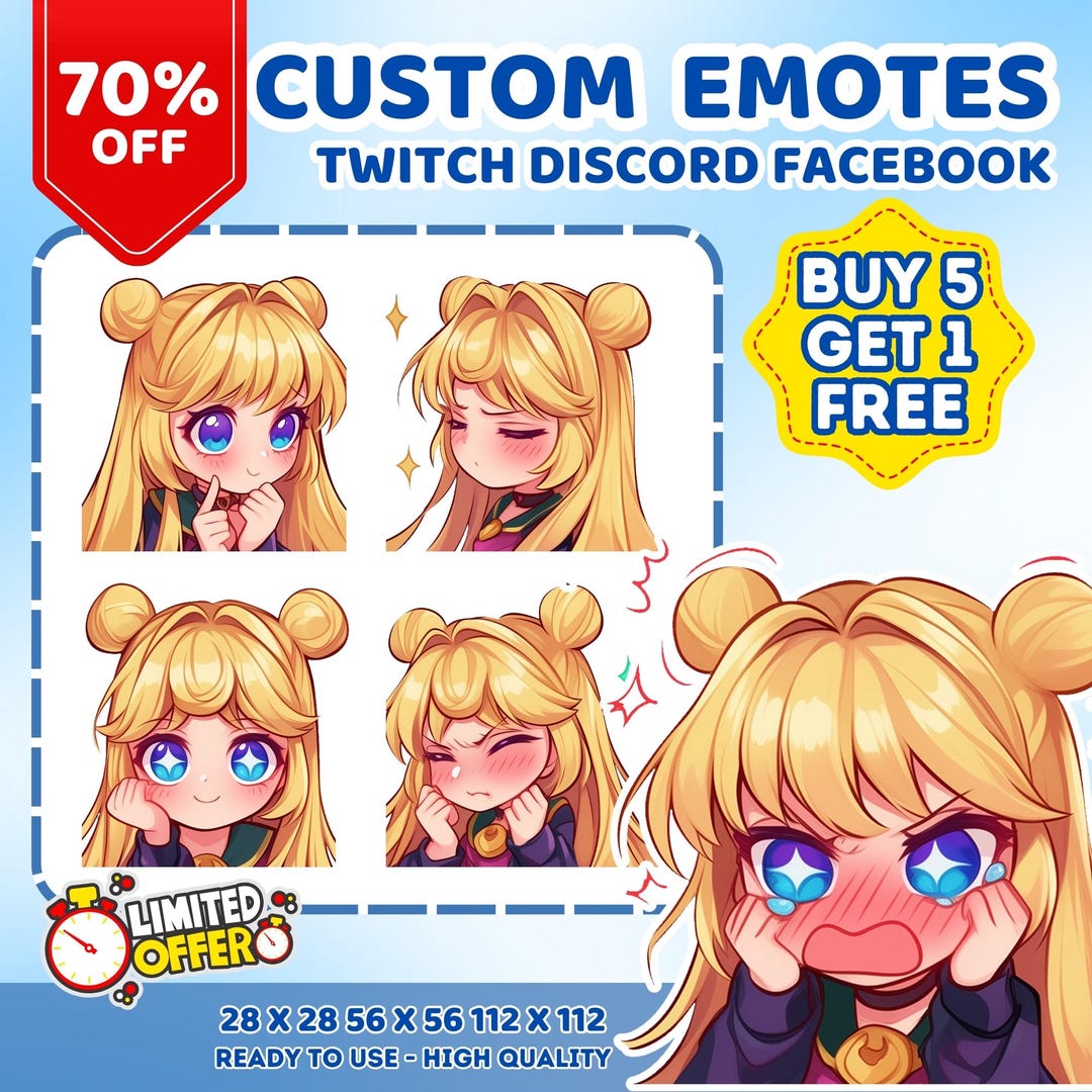 Emotes personalizados do Twitch Emotes animados Emote do Twitch para ...