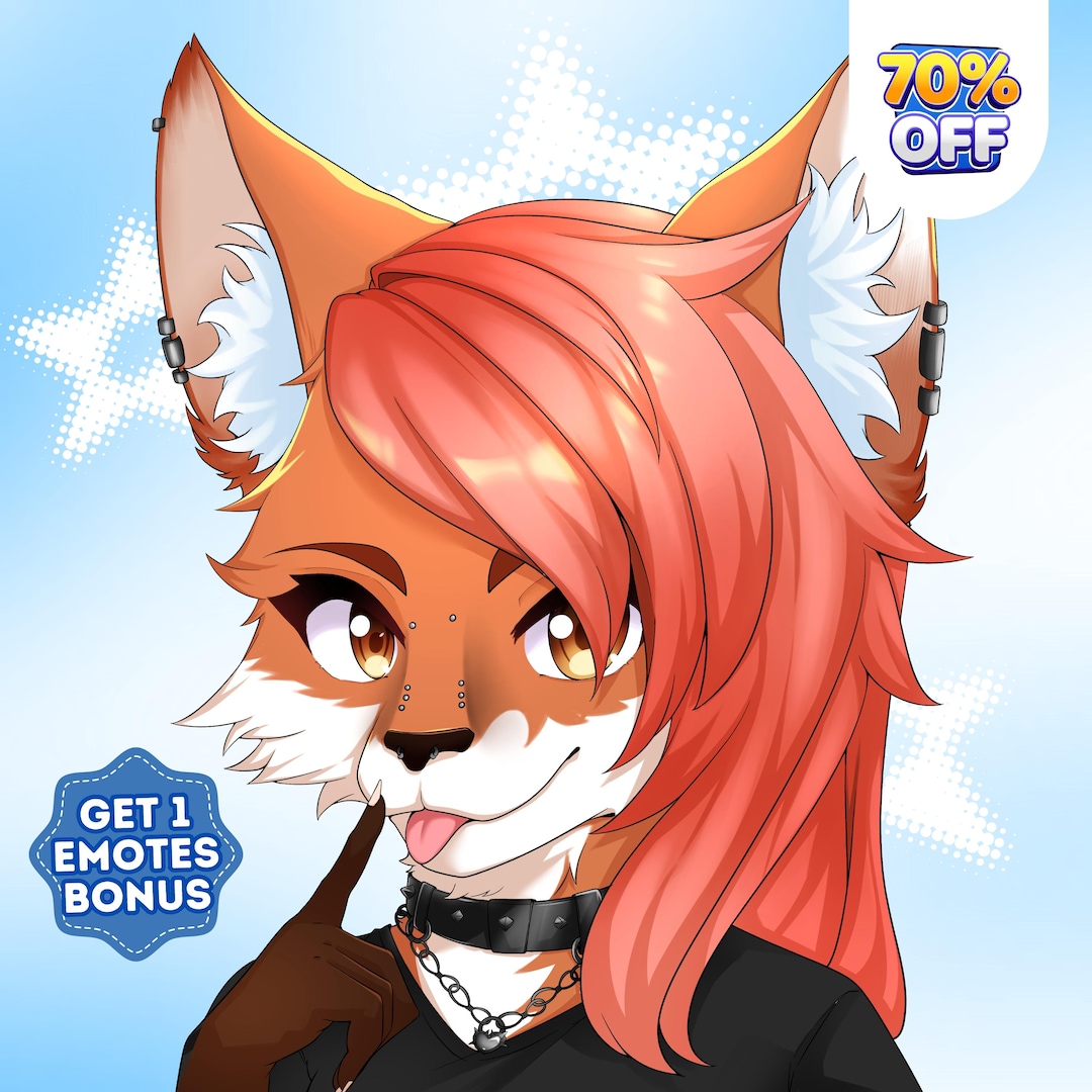 Custom Furry Art Commission | Furry Art| Custom Pfp/headshot Anime ...