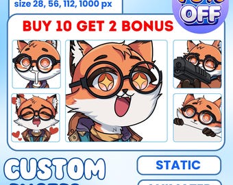 Custom Twitch Emotes | Animated Emotes | Twitch Emote for Streamer ...
