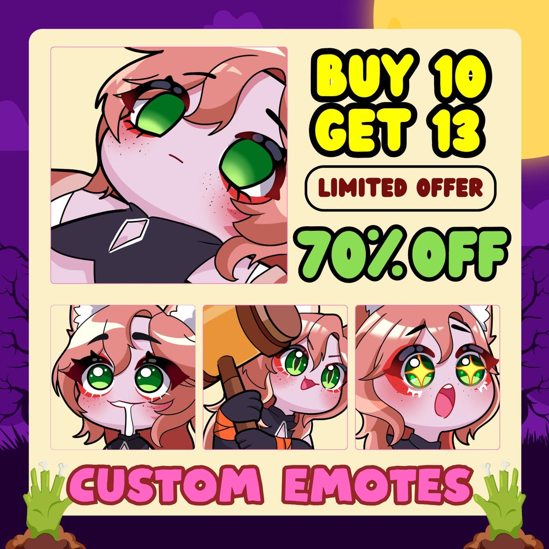 Custom Twitch Emotes or Kick Emotes | Twitch Emote for Streamer Twitch ...
