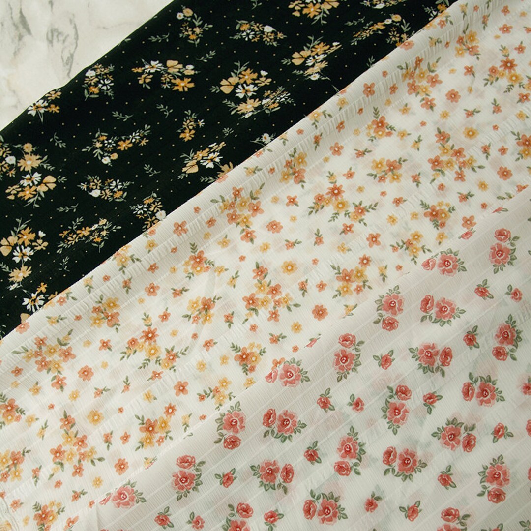 Flower Chiffon Fabric,designer Fabric,flower Fabric,printed Fabric ...