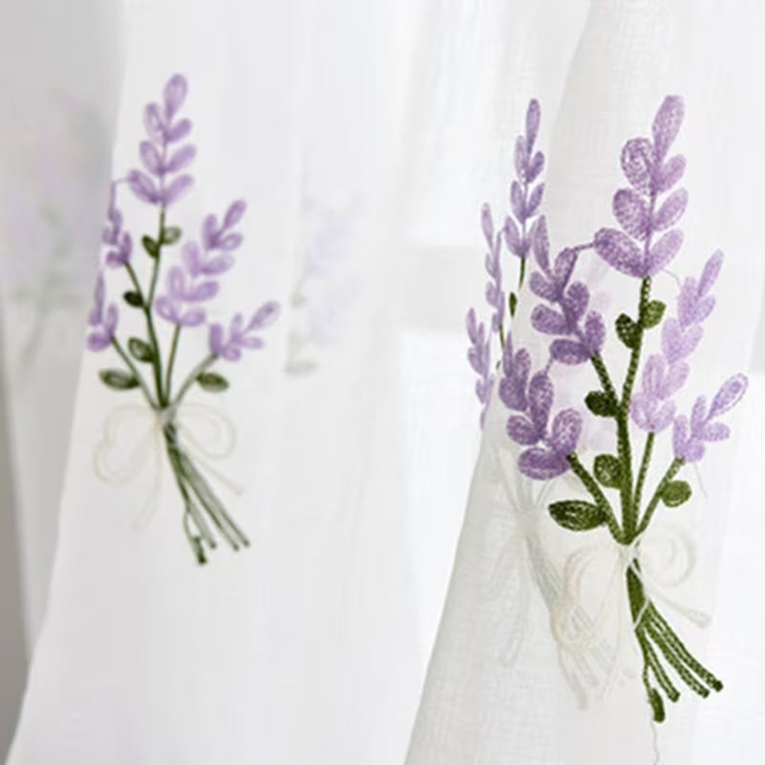 Lavender Mesh Fabric,translucent Fabric,embroidered Tulle Fabric ...