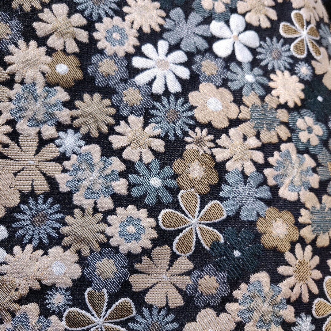 Flower Cotton Linen Fabric,designer Fabric,cotton Fabric, Linen Fabric ...