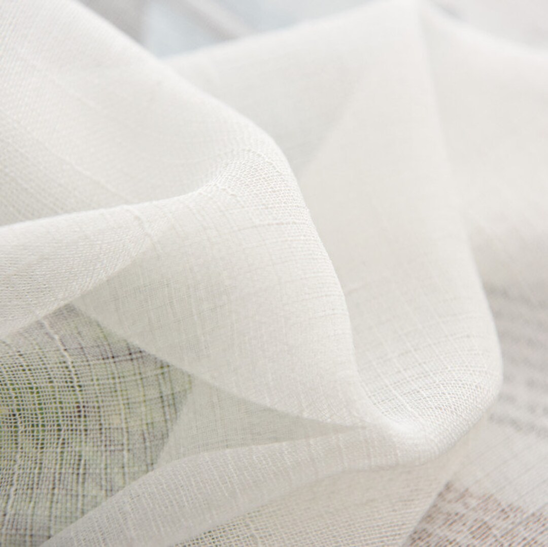 White Cotton Linen Fabric,wedding Tulle Mesh Fabric,designer Fabric ...