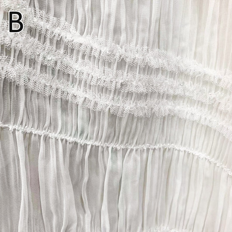 White Lace Fabric,wedding Tulle Mesh Fabric,embroidered Fabric,wedding ...