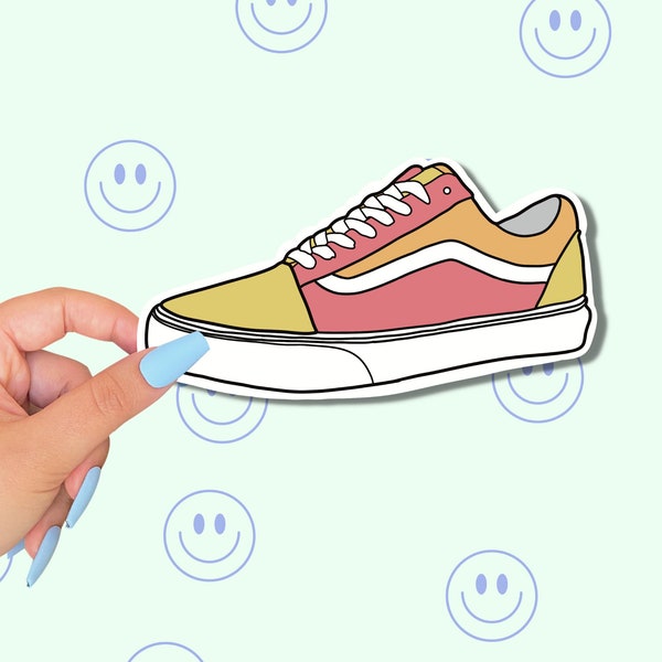 Vans Shoe Sticker - Etsy