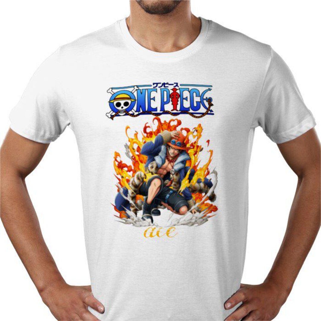 One Piece Ace Theme 1 T-shirt - Etsy