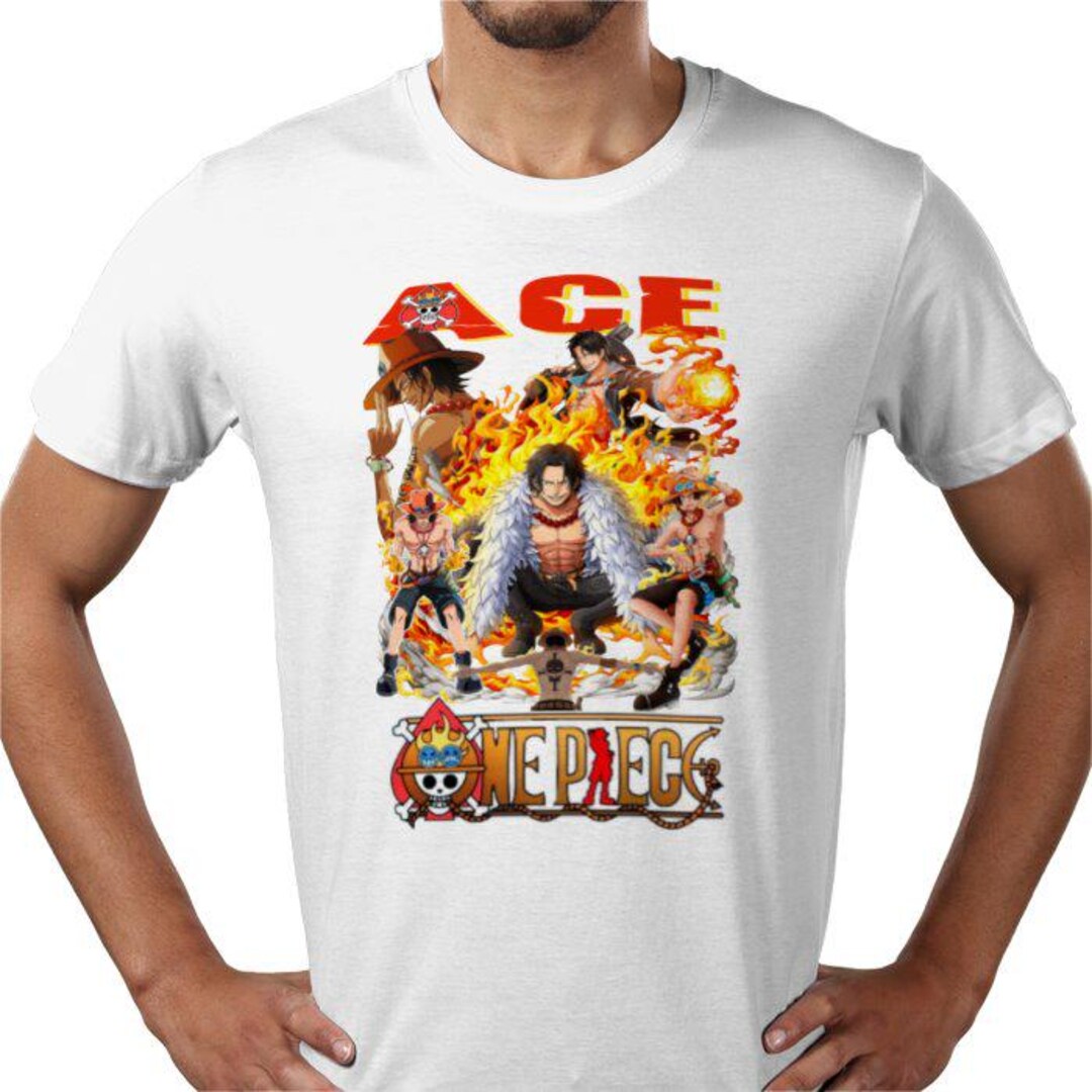 One Piece Ace Theme 3 T-shirt - Etsy