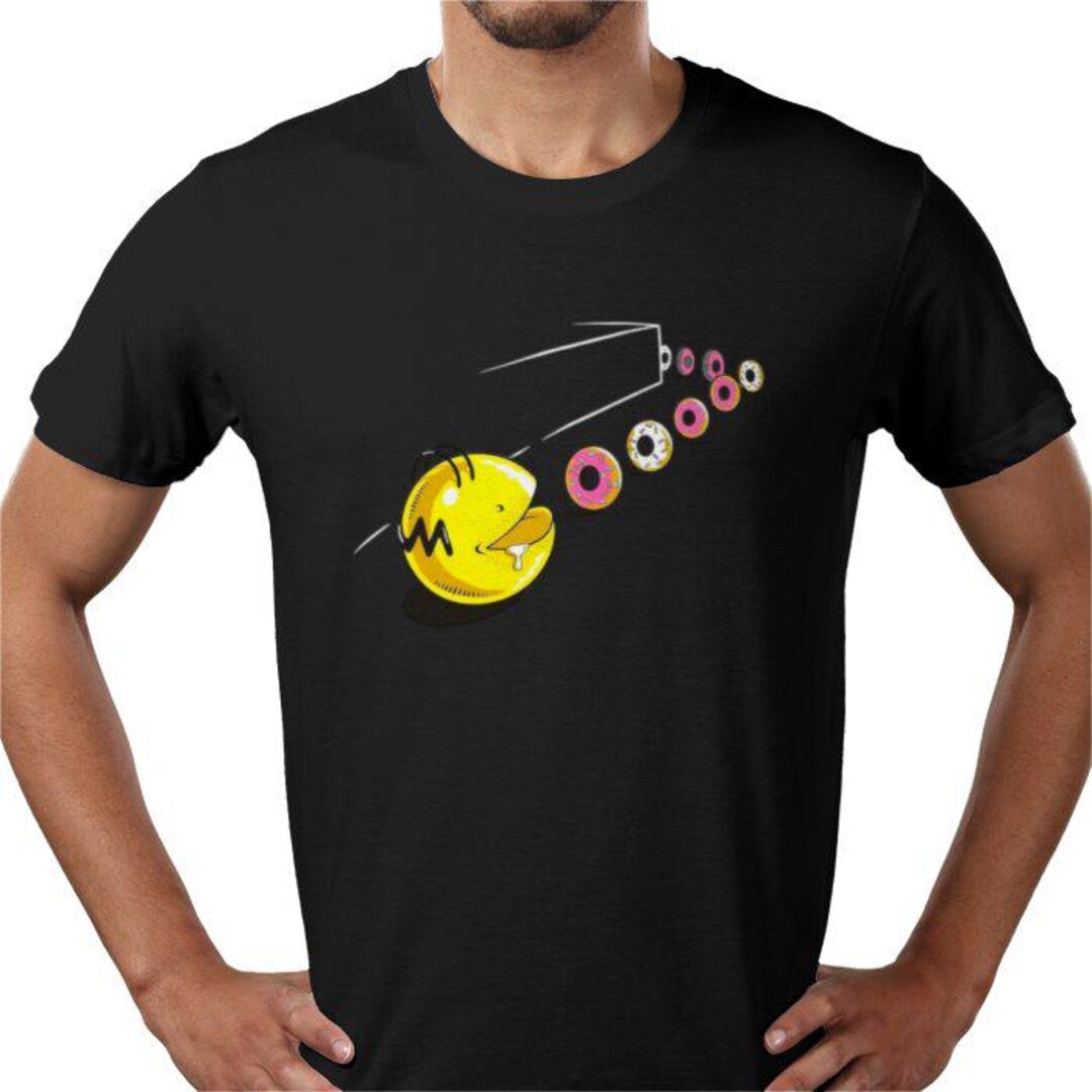 Pac Man & the Simpsons Simpsons Pacman T Shirt - Etsy