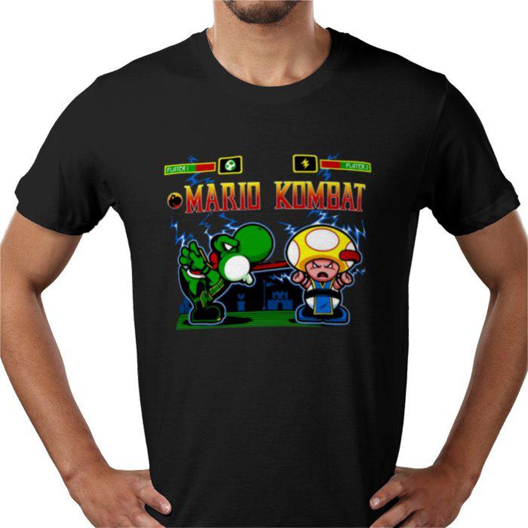 Super Mario & Mortal Kombat Mario Kombat T Shirt - Etsy