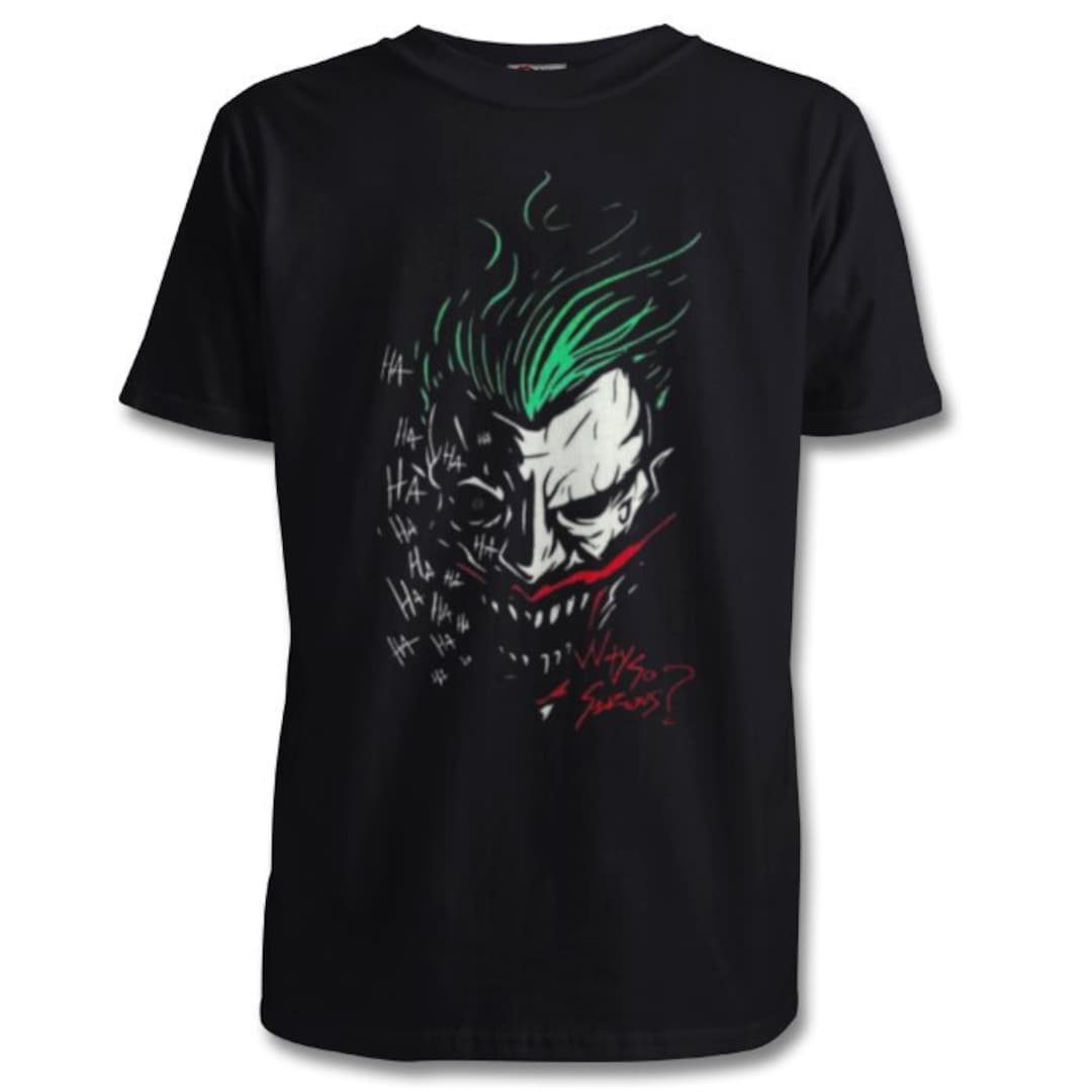 Batman Joker's Why so Serious T-shirt - Etsy