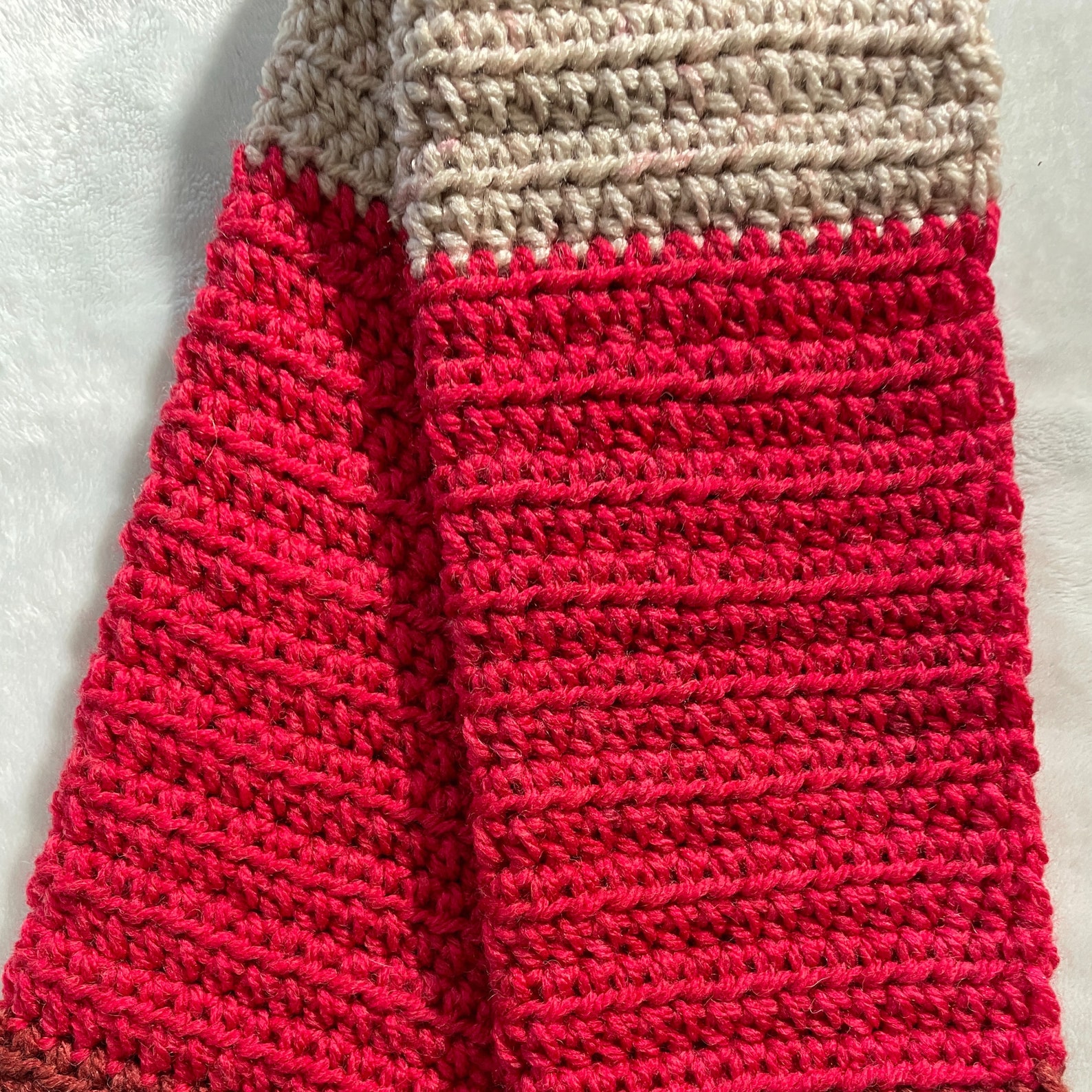 Handmade Crochet Scarf, Hand Crocheted Scarf Perfect for Gifting ...